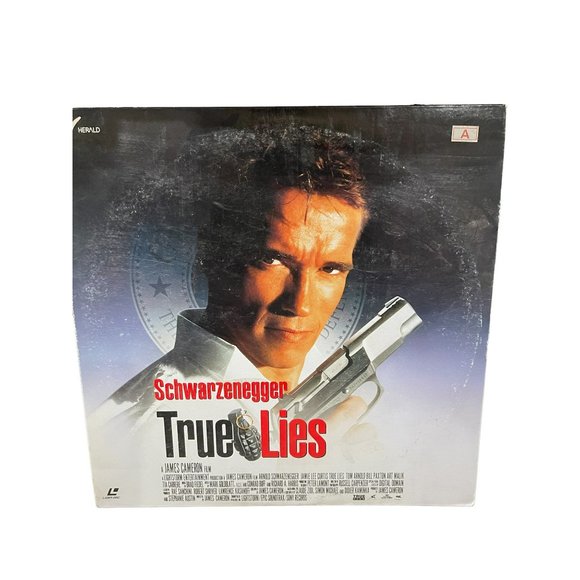 Media | Vintage True Lies Laserdisc Movie Arnold Schwarzenegger Action ...